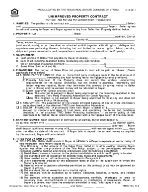 Trec contract - Fill Out and Sign Printable PDF Template | SignNow