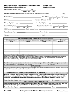 Iep Template Word Document What Is An IEP? An Overview For Teachers