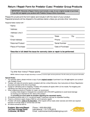 Predator Warranty: Complete with ease | airSlate SignNow