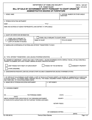 ADMINISTRATIVE DEGREE OF FORFEITURE - Fill Out and Sign Printable PDF ...