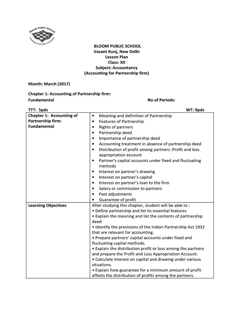 Accountancy Lesson Plan Class 12 Complete With Ease AirSlate SignNow Accountancy Lesson Plan Class 12 Complete With Ease AirSlate SignNow