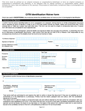 Cscs waiver form 2019 - Fill Out and Sign Printable PDF Template | SignNow