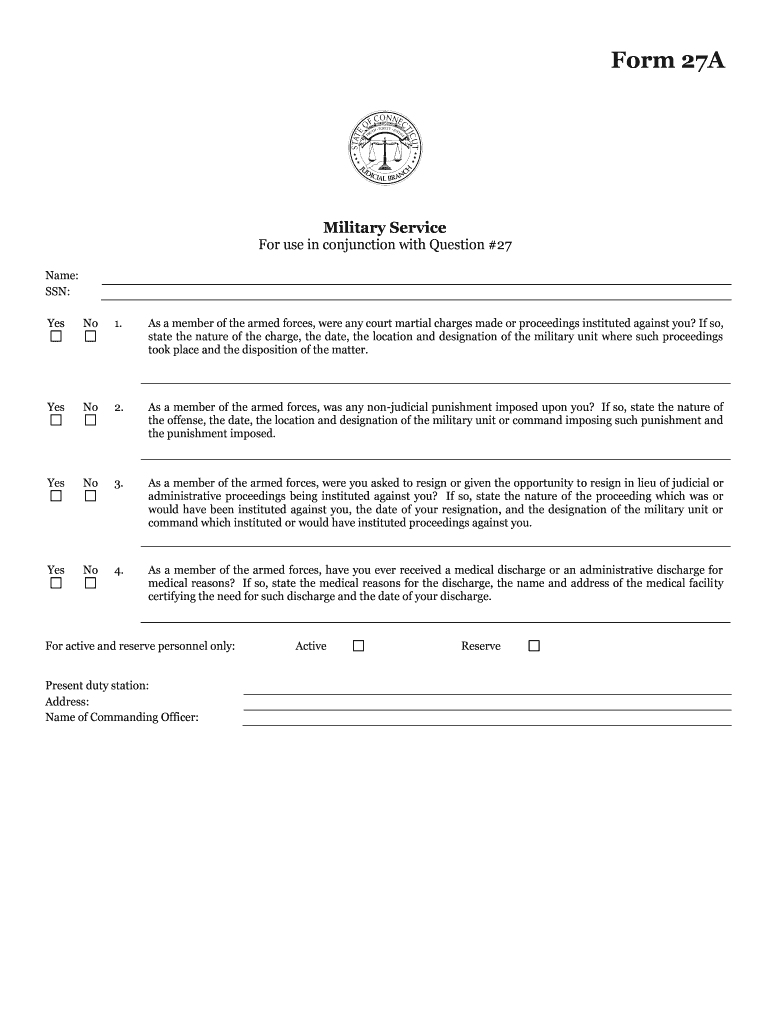 Form 27a Fill Out And Sign Printable PDF Template SignNow Form 27a Fill Out And Sign Printable PDF Template SignNow