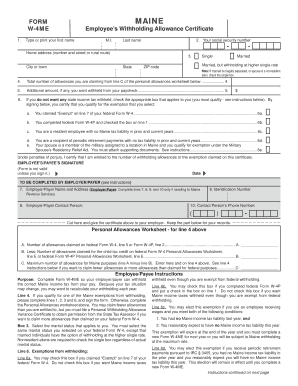 Maine State Withholding Form 2023 - Printable Forms Free Online