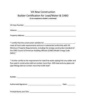 Va Certificate Of Formation