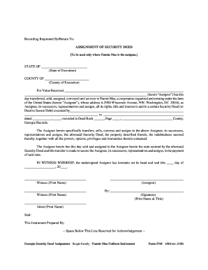Deed Of Assignment Form - Fill Out and Sign Printable PDF Template ...