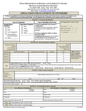 Get And Sign Application For Statement Of Ownership. Application For ...
