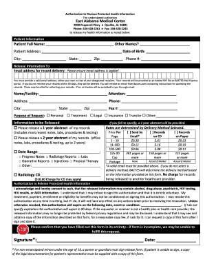 Sample Medical Records Request Form