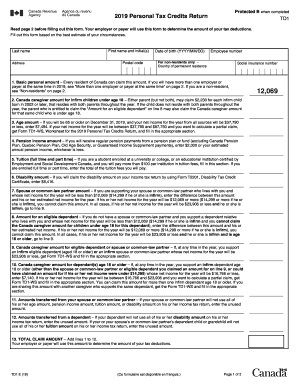 Td1 Form 2023 - Printable Forms Free Online