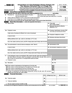 Form 5500 2018-2019 - Fill Out and Sign Printable PDF Template | SignNow