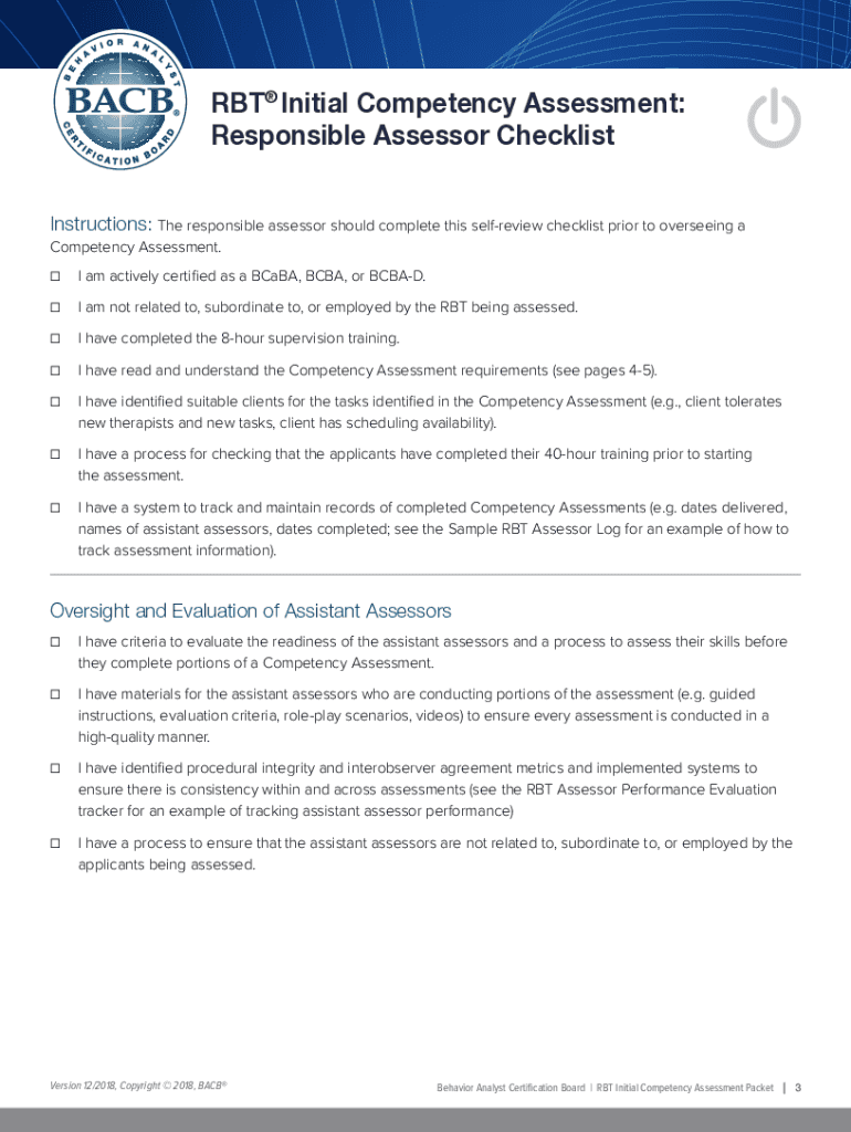 Rbt Competency Assessment Study Guide PDF Form Fill Out And Sign