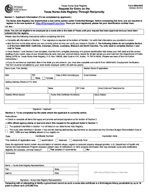 cna nurse aide registry