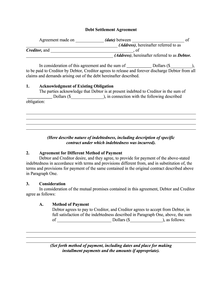 Settlement Agreement Order Form Fill Out And Sign Printable PDF Settlement Agreement Order Form Fill Out And Sign Printable PDF
