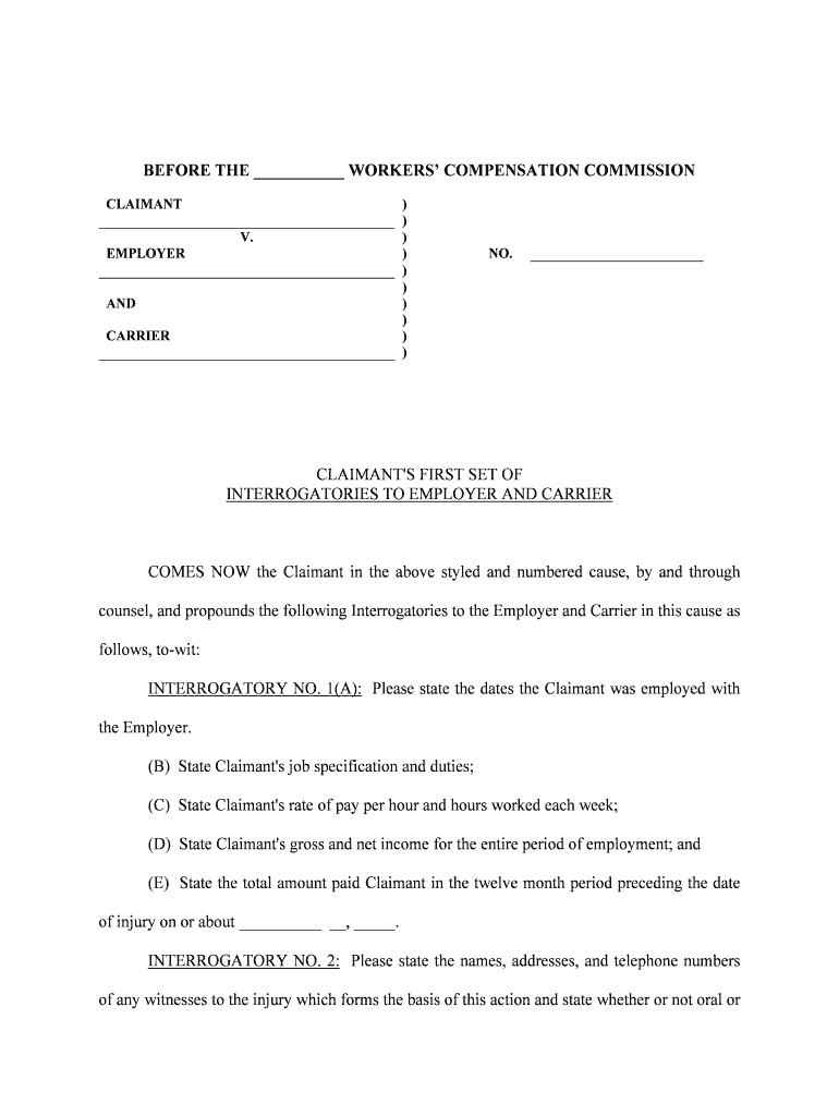 Answer To Interrogatories PDF Complete With Ease AirSlate SignNow