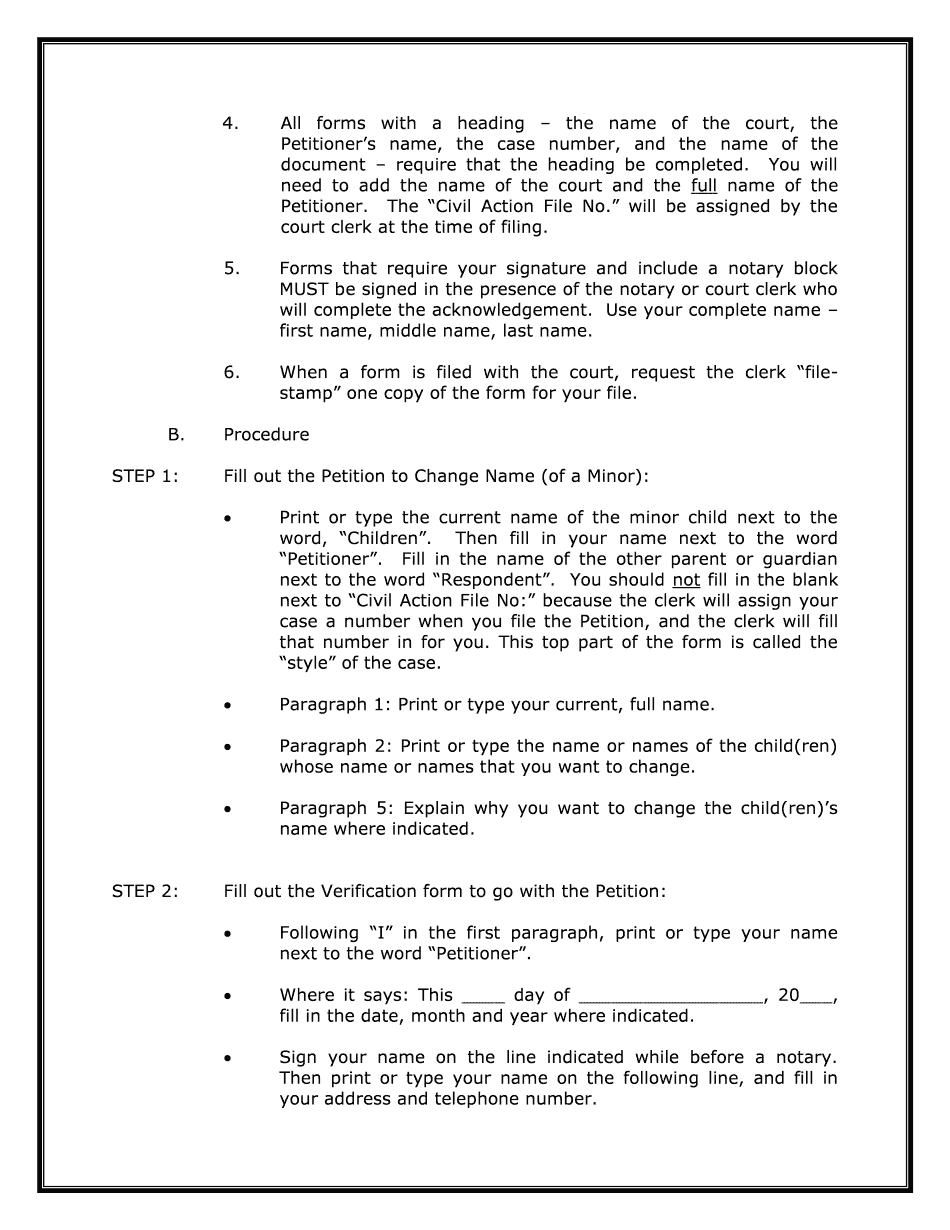 State-Specific Forms for Name Change | signNow