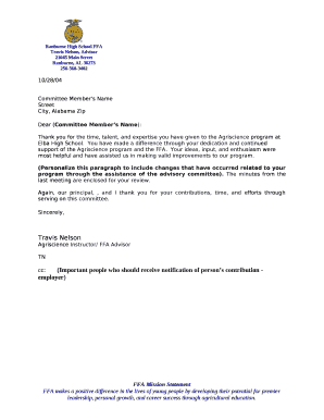 Committee Acceptance Letter Sample How To Write A Letter Of