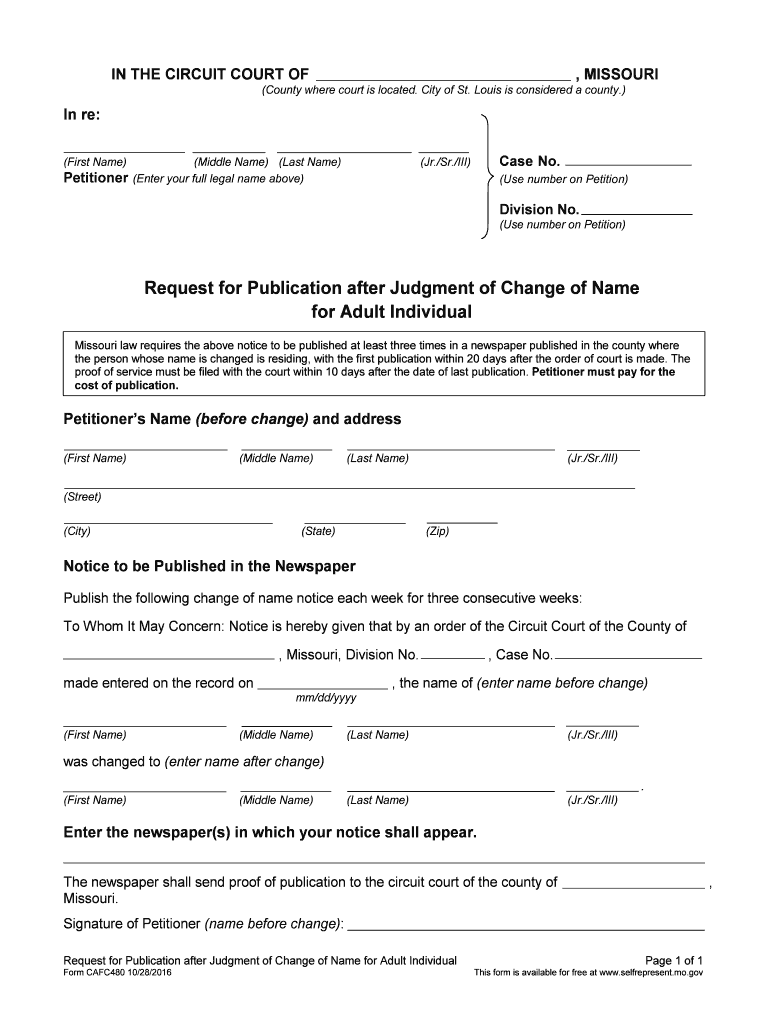 Petitioner Enter Your Full Legal Name Above Form Fill Out And Sign