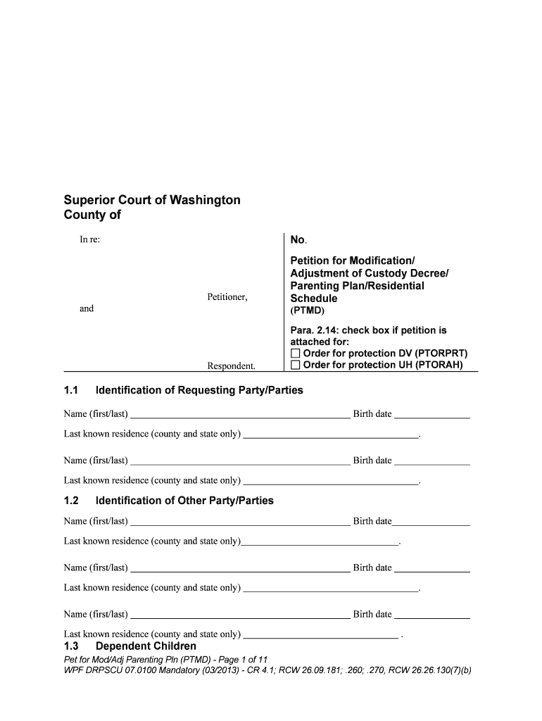 Petition For Modification Form Fill Out And Sign Printable PDF Petition For Modification Form Fill Out And Sign Printable PDF