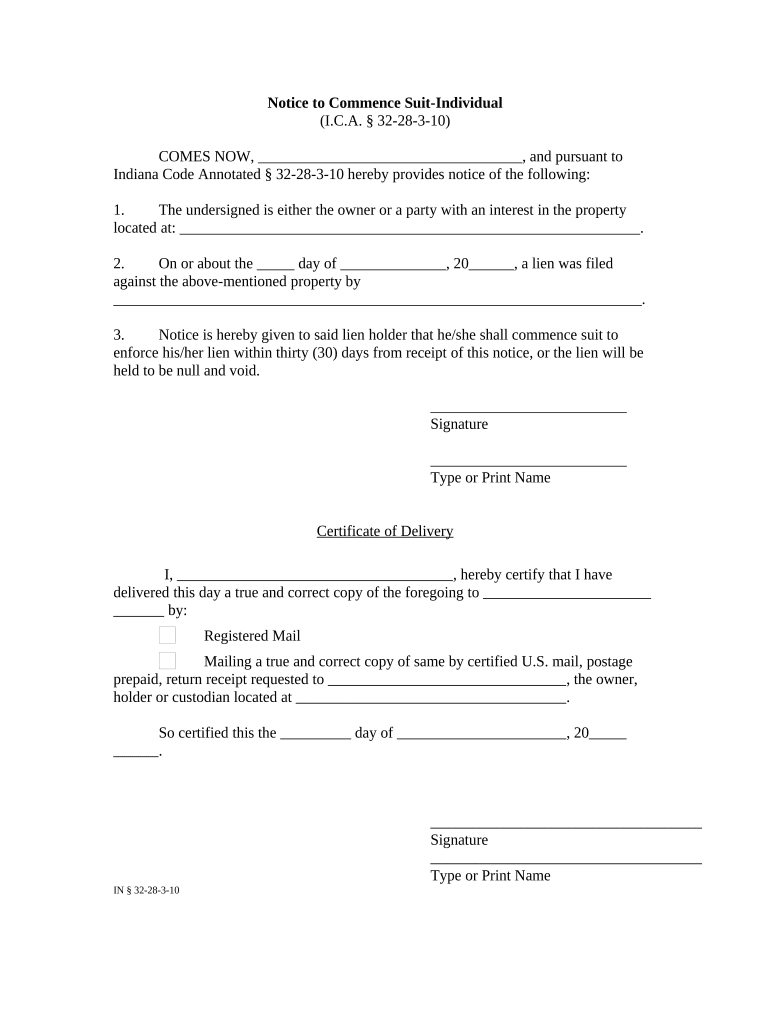 Notice Commence Form Fill Out And Sign Printable PDF Template Notice Commence Form Fill Out And Sign Printable PDF Template