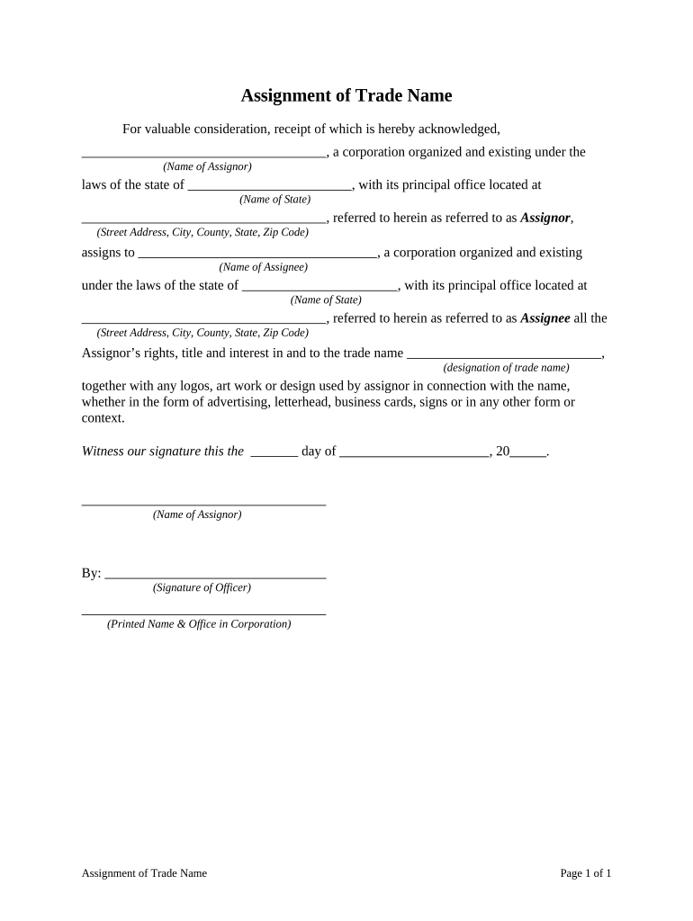 Trade Name Search Form Fill Out And Sign Printable PDF Template