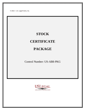 Stock Certificate Template Pdf