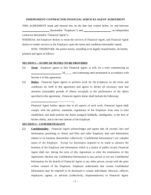 Fiscal Agent Agreement Template
