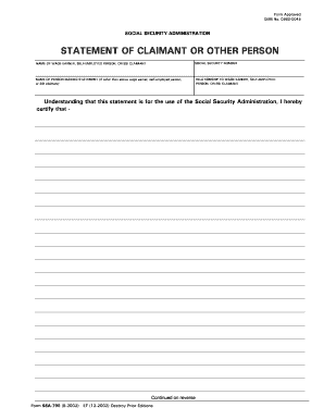 Ssa 795 form - Fill Out and Sign Printable PDF Template | SignNow