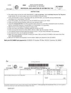 South Carolina State Tax Form 2023 - Printable Forms Free Online