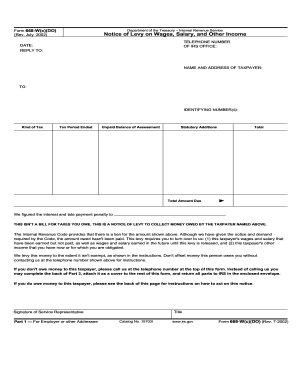 Form 668 w pdf - Fill Out and Sign Printable PDF Template | SignNow