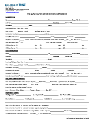 Prequalification form - Fill Out and Sign Printable PDF Template | SignNow