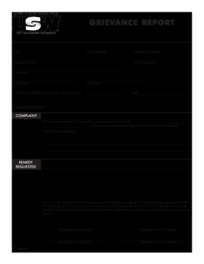 How to fill out grievance filing form - Fill Out and Sign Printable PDF ...