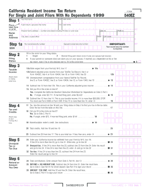 540ez - Fill Out and Sign Printable PDF Template | SignNow