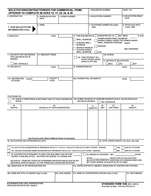 Sf 1449 2012-2019 form - Fill Out and Sign Printable PDF Template | SignNow