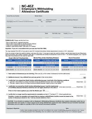 2023 Nc4 Form - Printable Forms Free Online