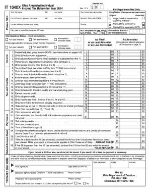 Ohio tax form 1040x - Fill Out and Sign Printable PDF Template | SignNow