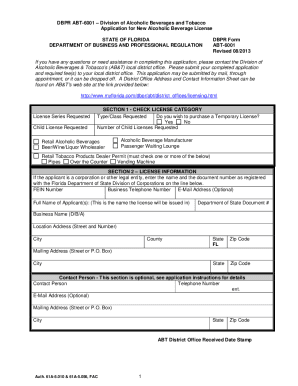 Dbpr abt 6001 - Fill Out and Sign Printable PDF Template | SignNow