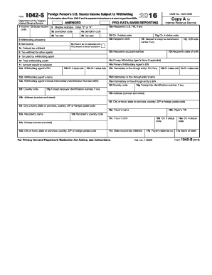 Form 1042 2023 - Printable Forms Free Online