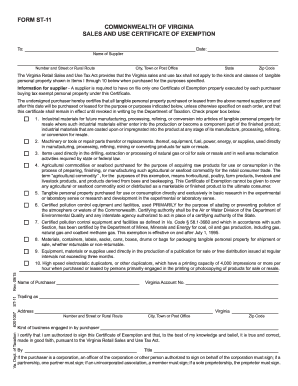 How to fill out virginia form st 11 - Fill Out and Sign Printable PDF ...