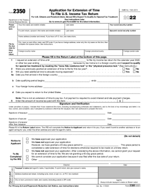 Federal Extension Form 2023 - Printable Forms Free Online
