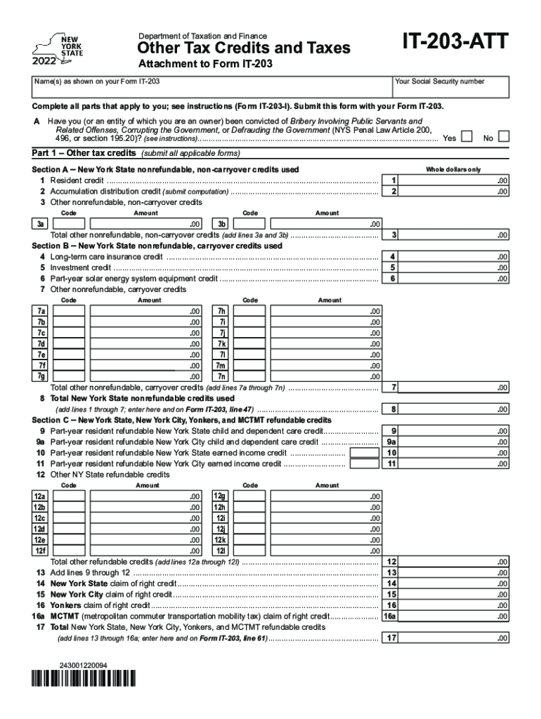 Ny Tax Credits Fill Out And Sign Printable PDF Template SignNow