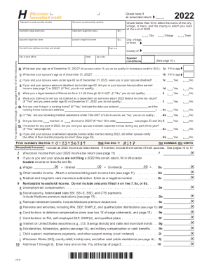 Wisconsin Tax Form 2023 - Printable Forms Free Online