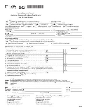 Alabama Form Ppt 2023 Instructions - Printable Forms Free Online