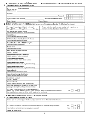 Nsi Death Claim Form - Fill Out and Sign Printable PDF Template | signNow