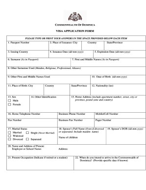 Dominican Republic Entry Form - Fill Out and Sign Printable PDF ...